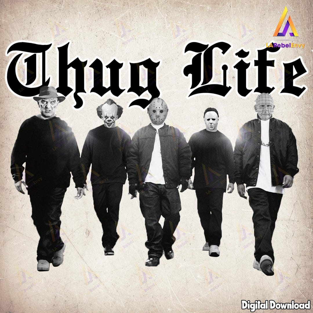 Thug Life Png, Horror Character Png, Horror Street Style Png, Horror ...