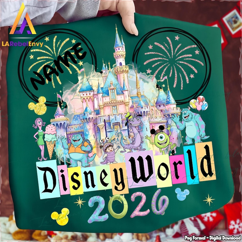 Cute Monster and Friends Vacation 2026 PNG, Custom Names for Boys ...