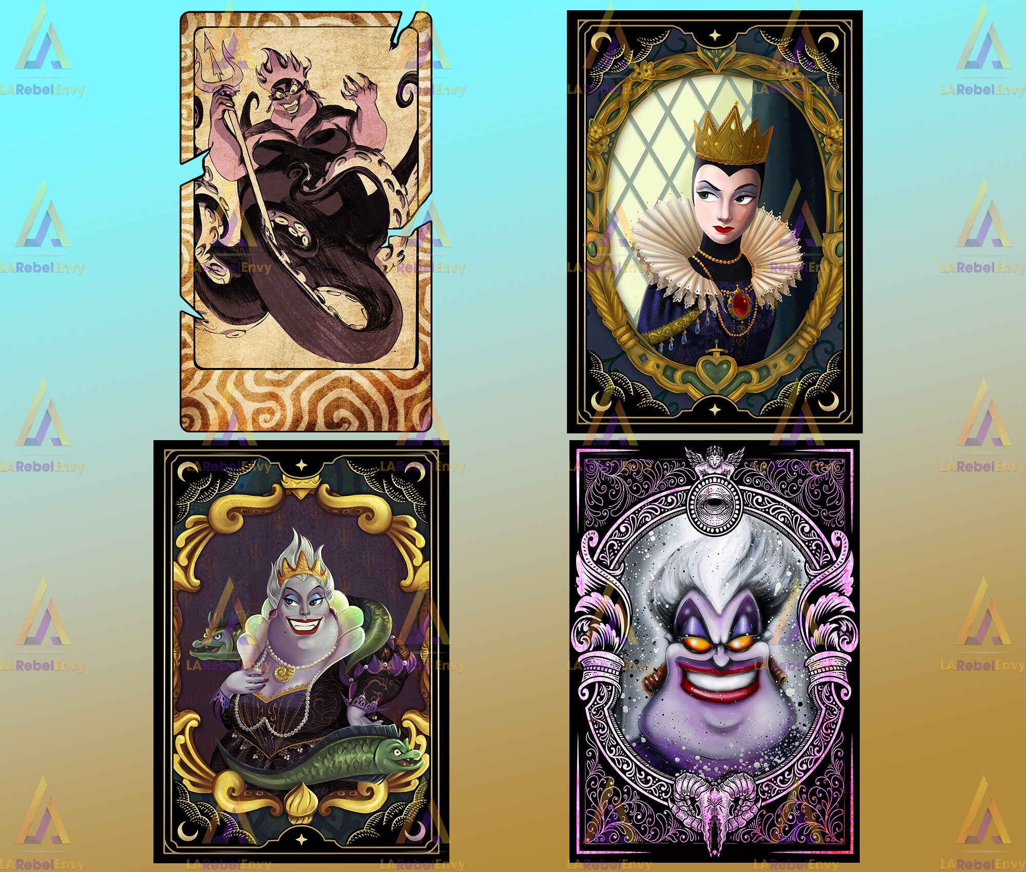 Bundle Villains Tarot Cards Sublimation Designs Png - Etsy