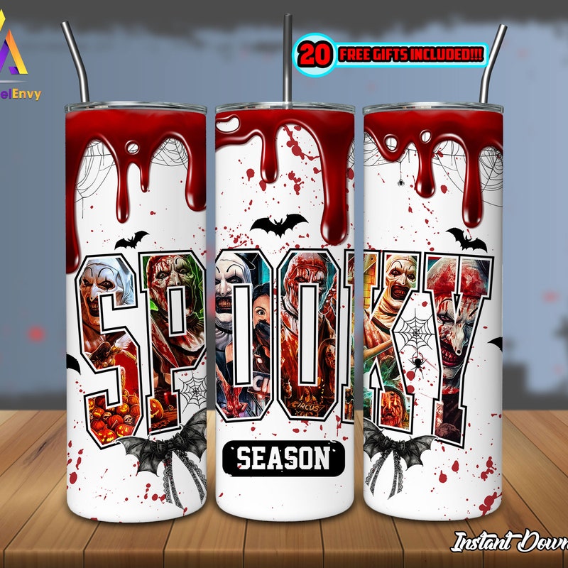 Terrifier Tumbler Design - Etsy