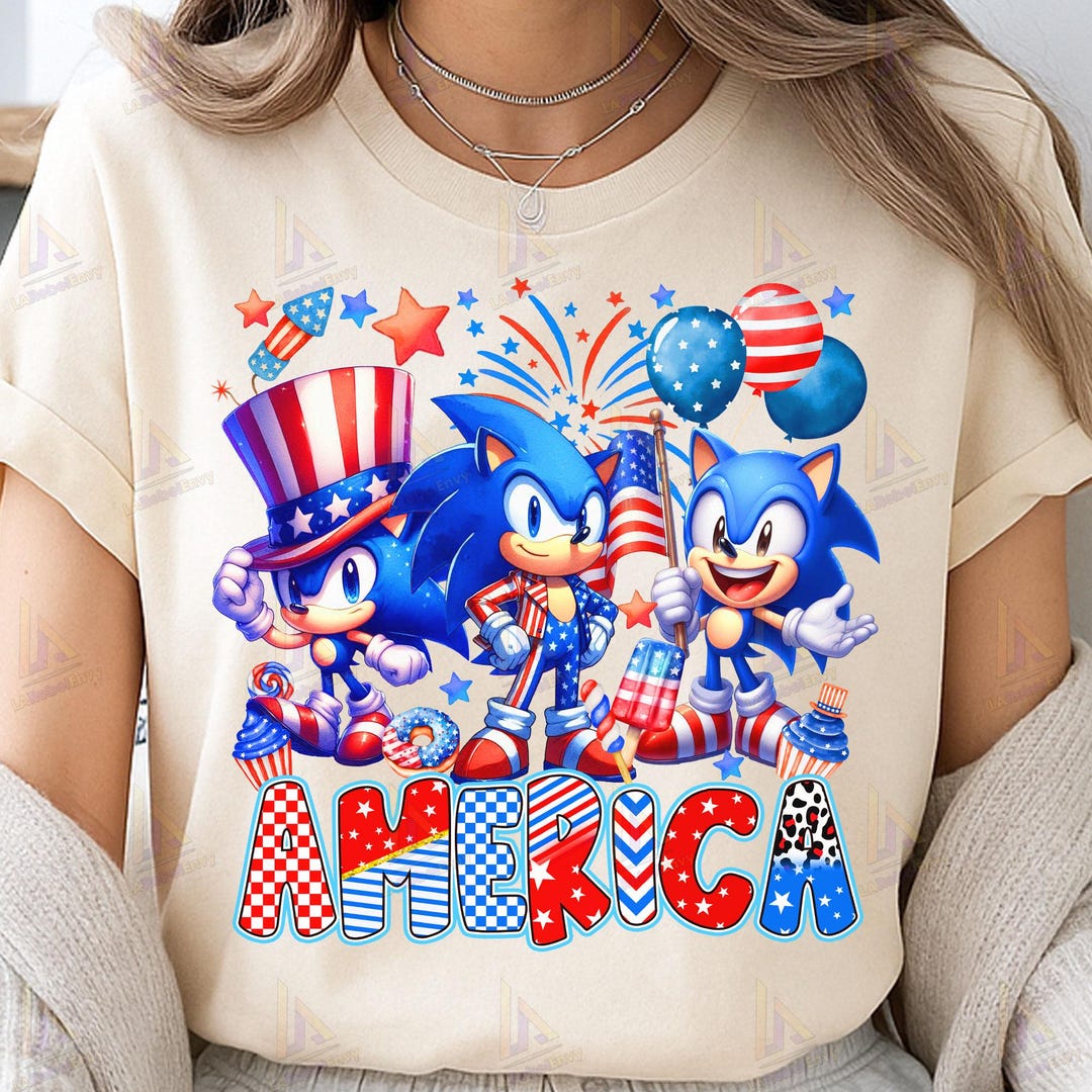 4th of July the Hedgehog Png, 4th of July Design, Cute Hedgehog Clipart ...