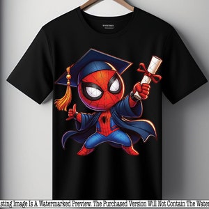 24 Designs Graduation Super Hero Characters Png, Graduation Png Bundle ...