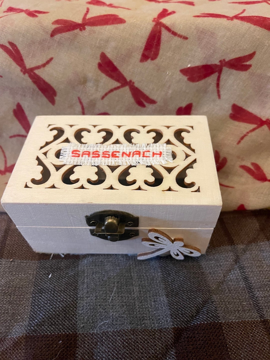 Outlander Inspired Woodentrinket Box Sassenach - Etsy
