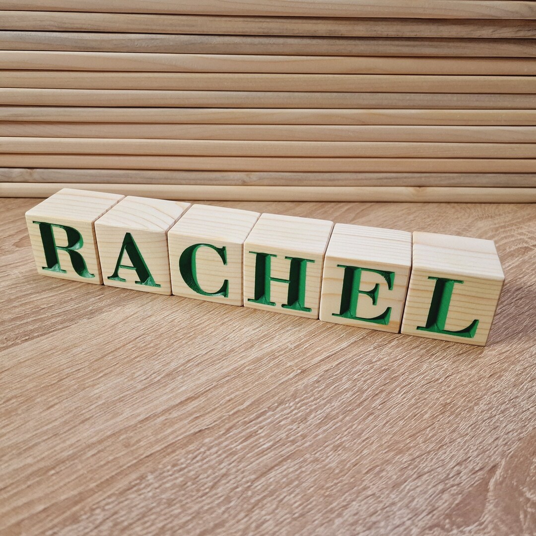 Wooden Blocks Personalized, Custom Name Blocks, Baby Cubes With Letters ...