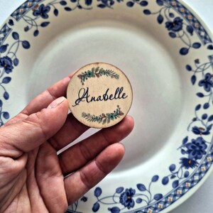 Name Tags for Wedding Guests Custom Wooden Place Cards / Personalized ...