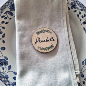 Name Tags for Wedding Guests Custom Wooden Place Cards / Personalized ...