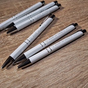Wedding Pens | Custom & Engraved Name Favors for Guests, Bridal Party ...