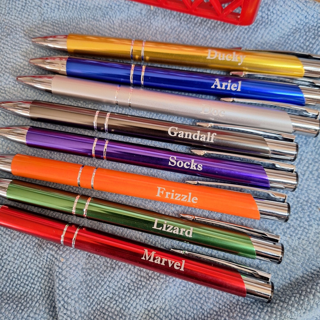 Back to School Favors for Students - Personalized Pens Custom Name ...