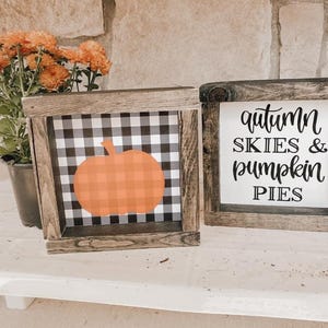 Wood Fall Sign | Home Decor | Farmhouse Sign | Tiered Tray | Square ...