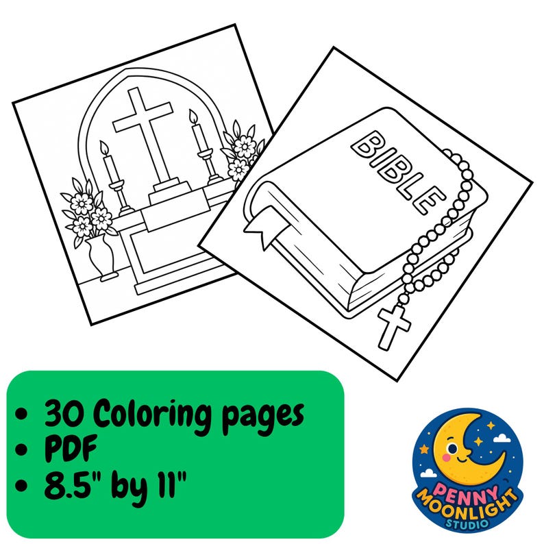 My First Holy Communion Coloring Sheets - Etsy