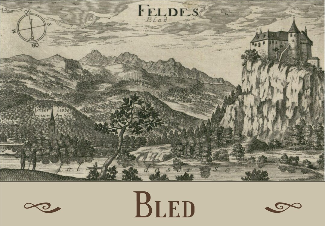 Castle Bled Gorenjska Slovenia Valvasor – Wooden Magnet - Etsy