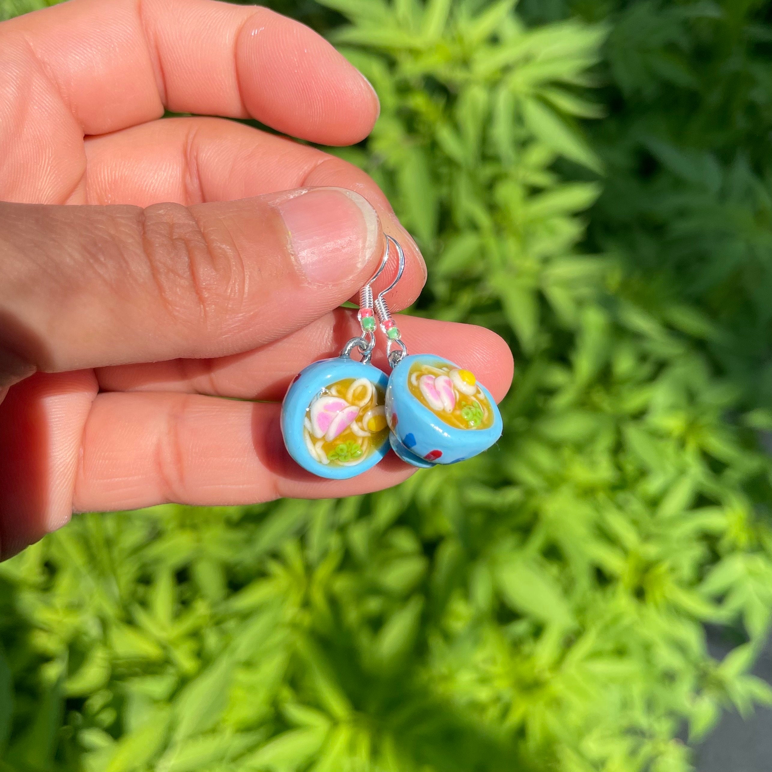 Ghibli Keychain, Ramen Ponyo Charm, Cute Keychain Charms, Handmade ...