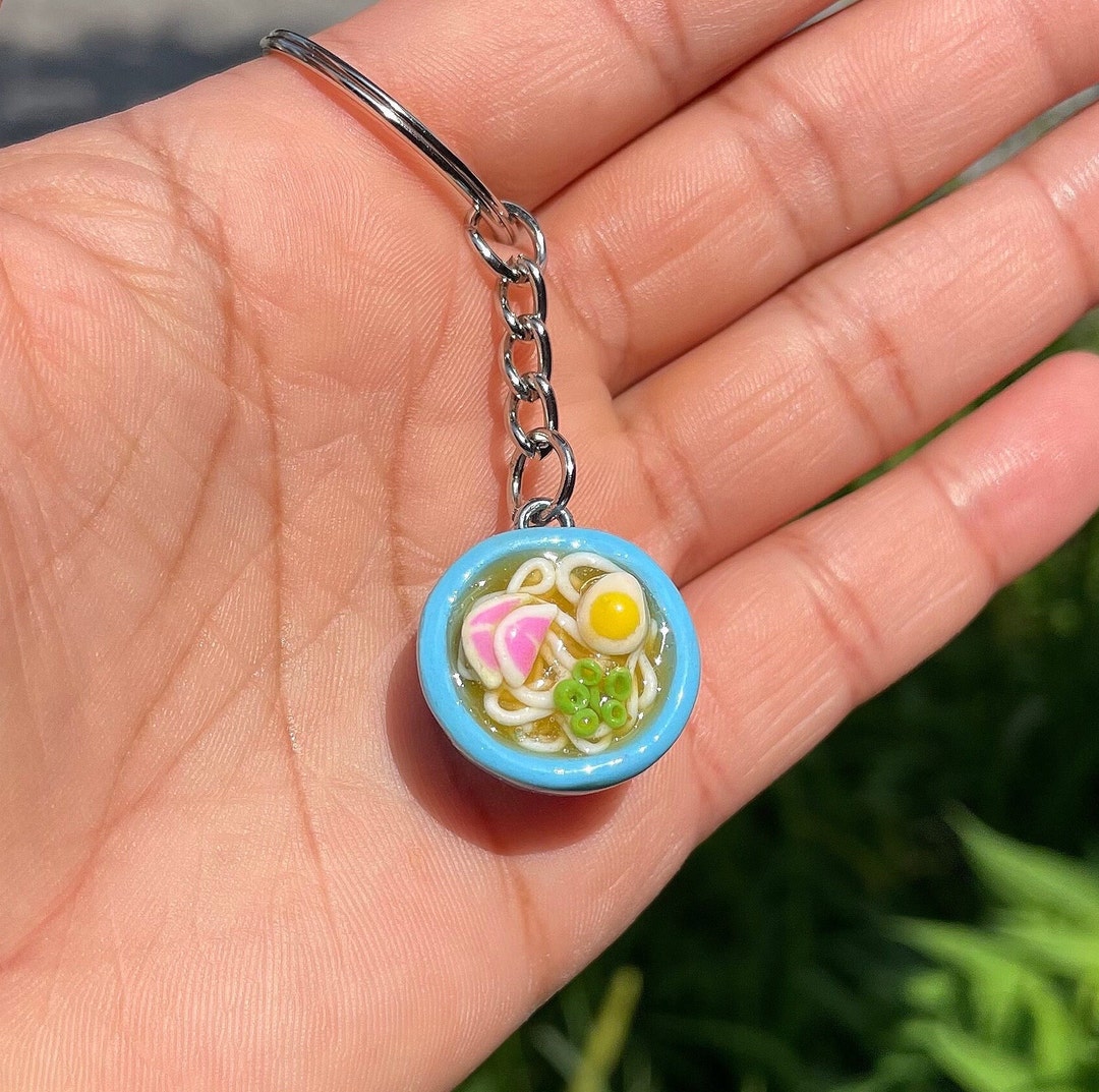 Ghibli Keychain, Ramen Ponyo Charm, Cute Keychain Charms, Handmade ...