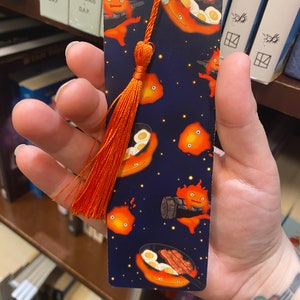 Calcifer Bookmark Studio Ghibli Fan Kids Movie Book Lover - Etsy