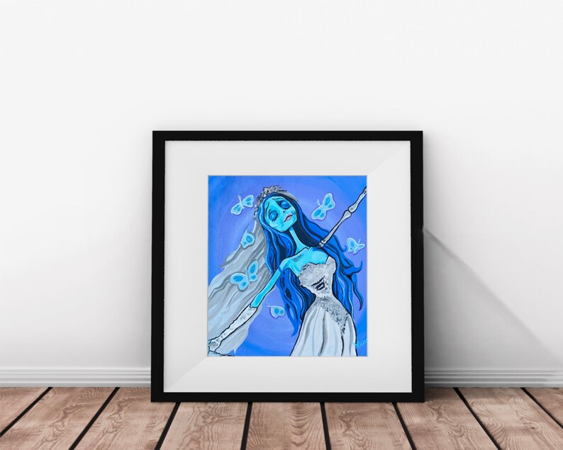 Corpse Bride Print Emily Corpse Bride Corpse Bride Painting - Etsy