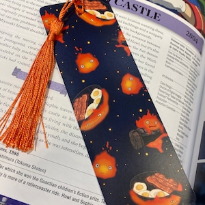 Calcifer Bookmark Studio Ghibli Fan Kids Movie Book Lover - Etsy