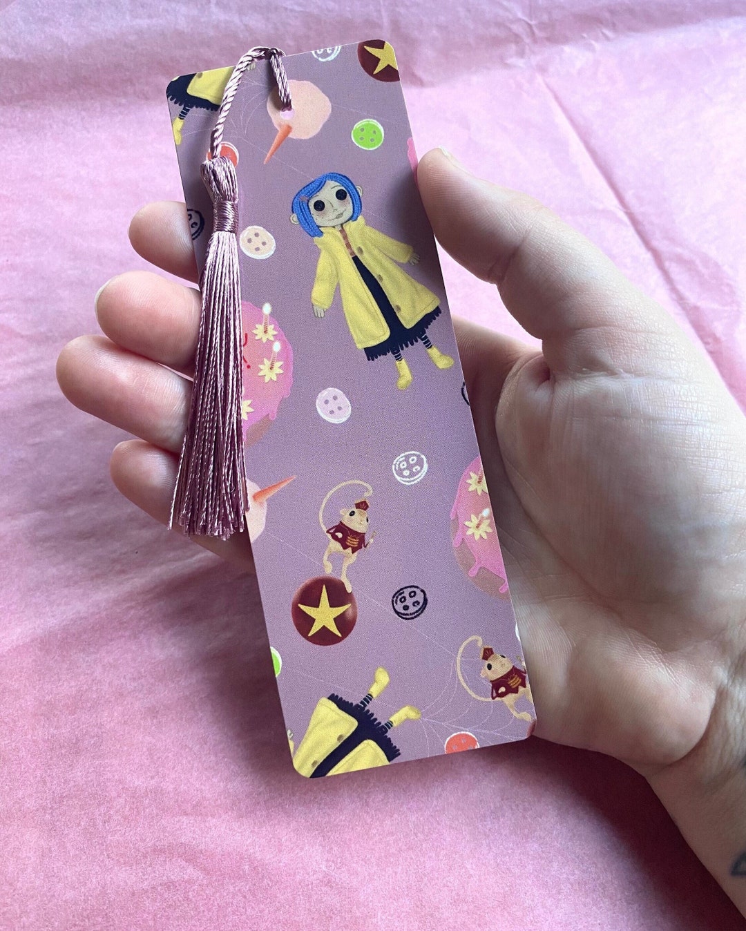 Coraline Bookmark Coraline Doll Coraline Things Kids Movie - Etsy Australia