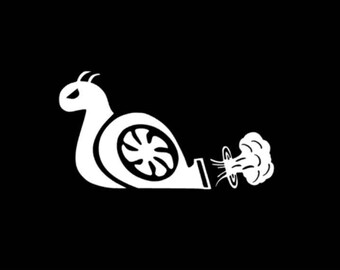 Turbo snail decal | Etsy