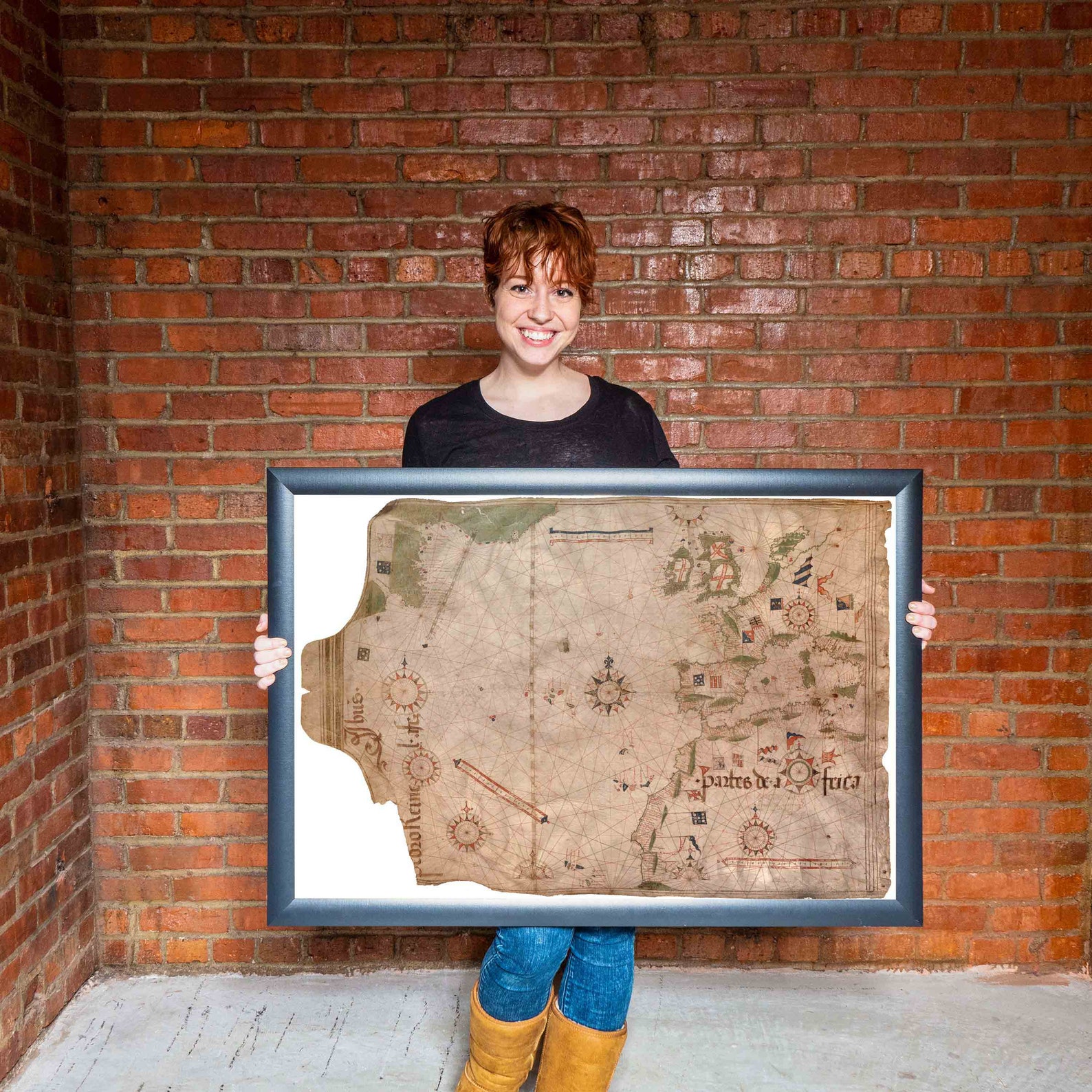 Pedro Reinel Nautical Chart Early Map Based on Astronomical | Etsy