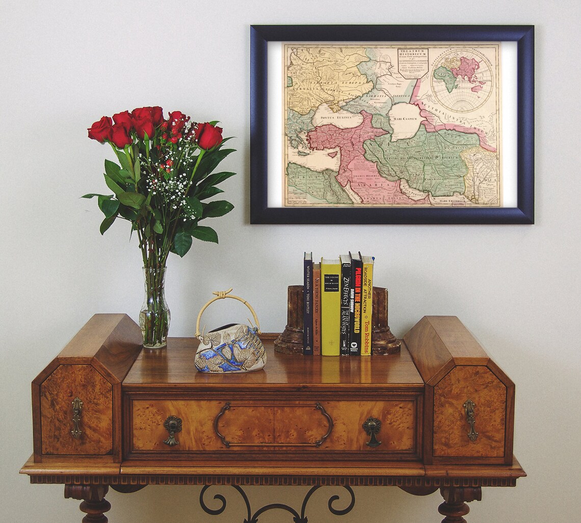 Map of Roman Empire in 400 CE as Drawn in 1712 Historic | Etsy