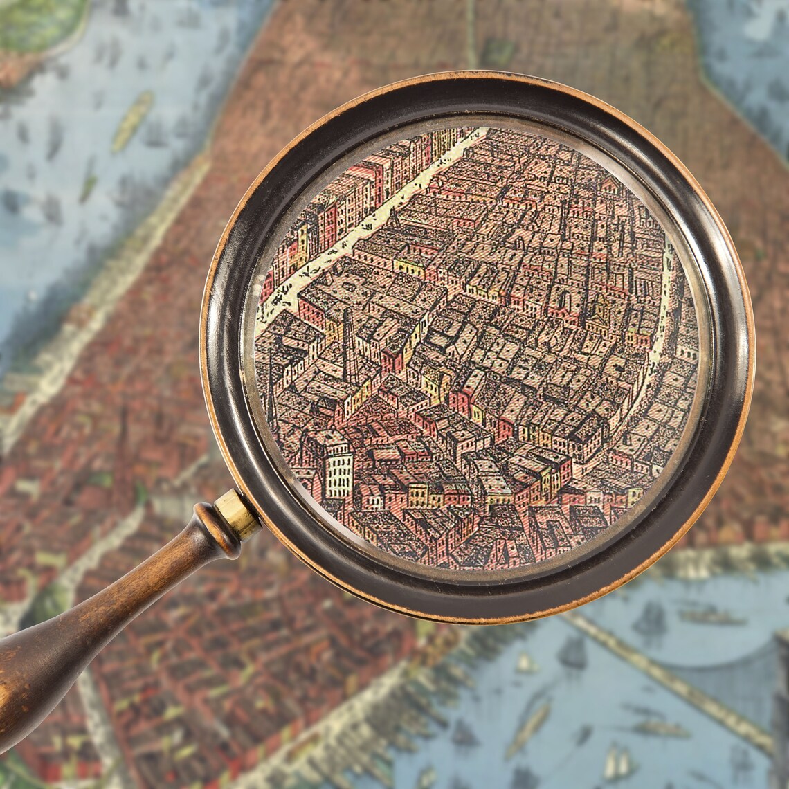 Map of New York City Root & Tinker Antique Perspective Map - Etsy