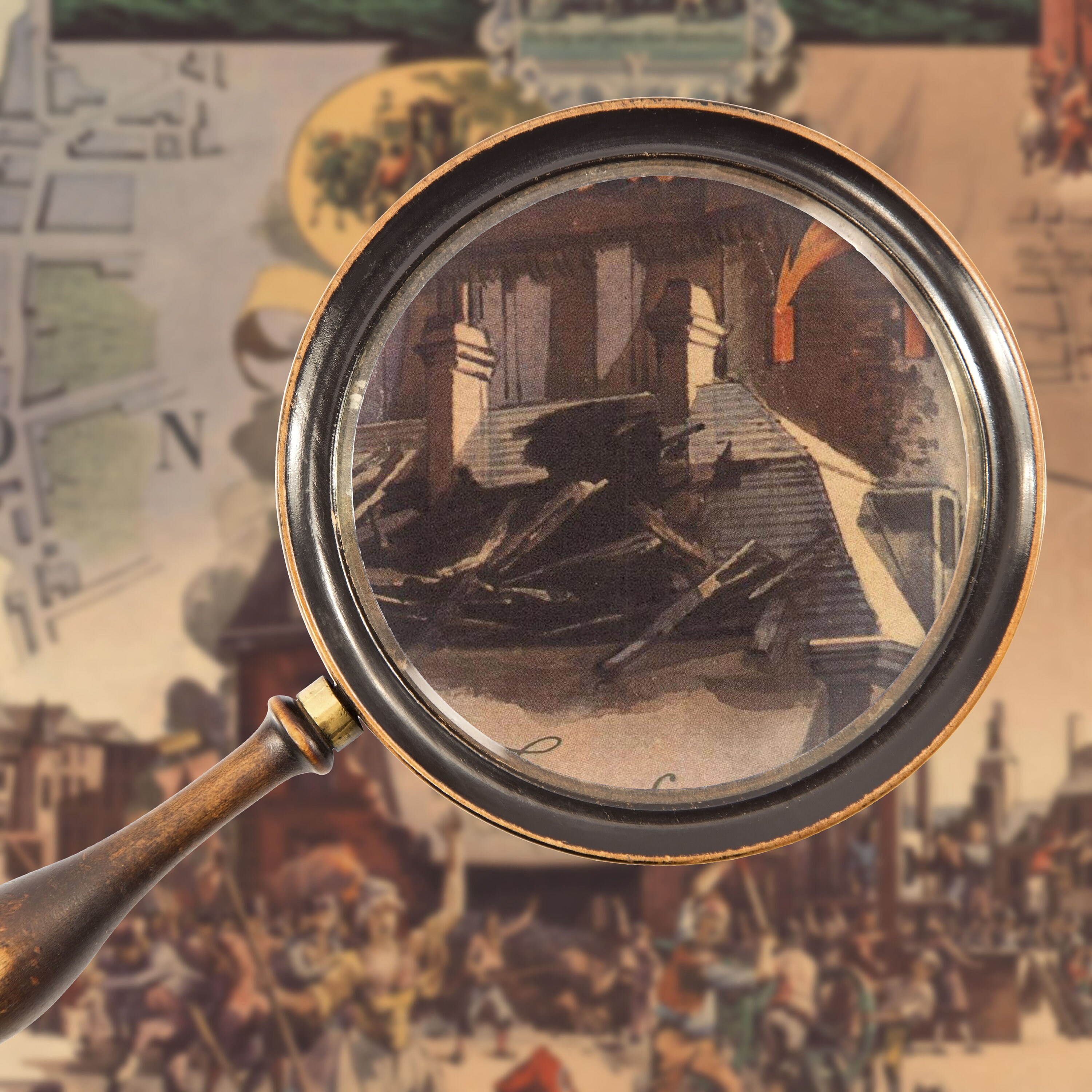 A Tale of Two Cities Dickens Antique Novelty Map 1957 | Etsy