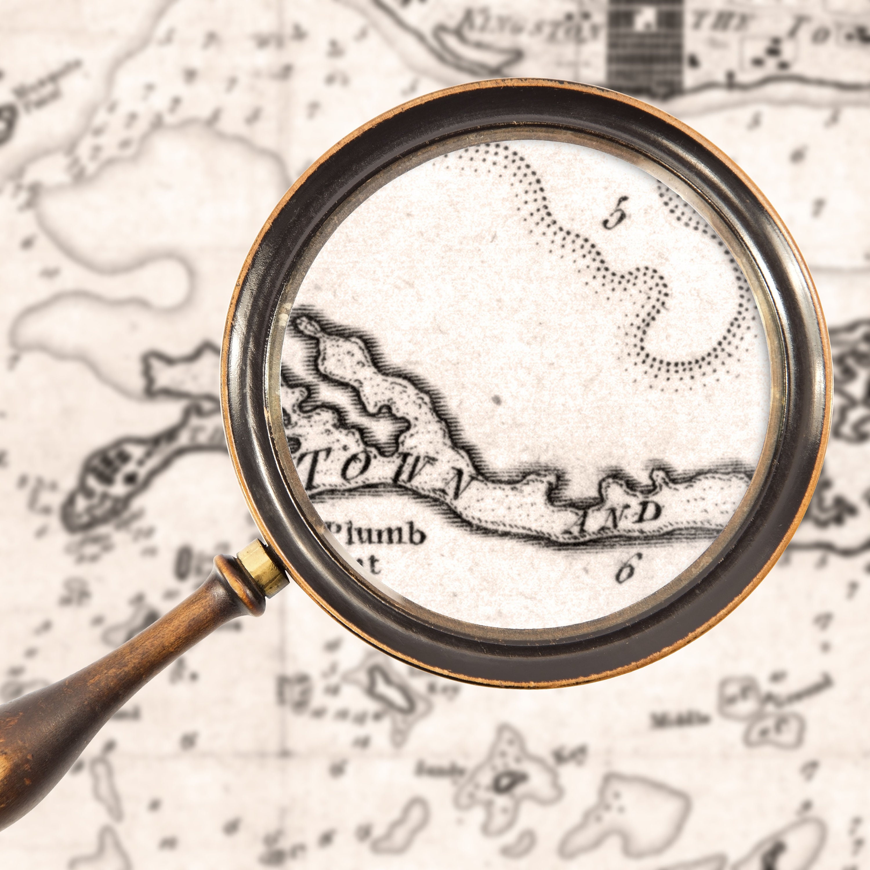 Map of Port Royal and Kingston Harbor 1792 | Etsy