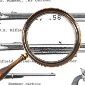 Small Arms Handguns Rifles of Civil War Poster Teak Wood | Etsy