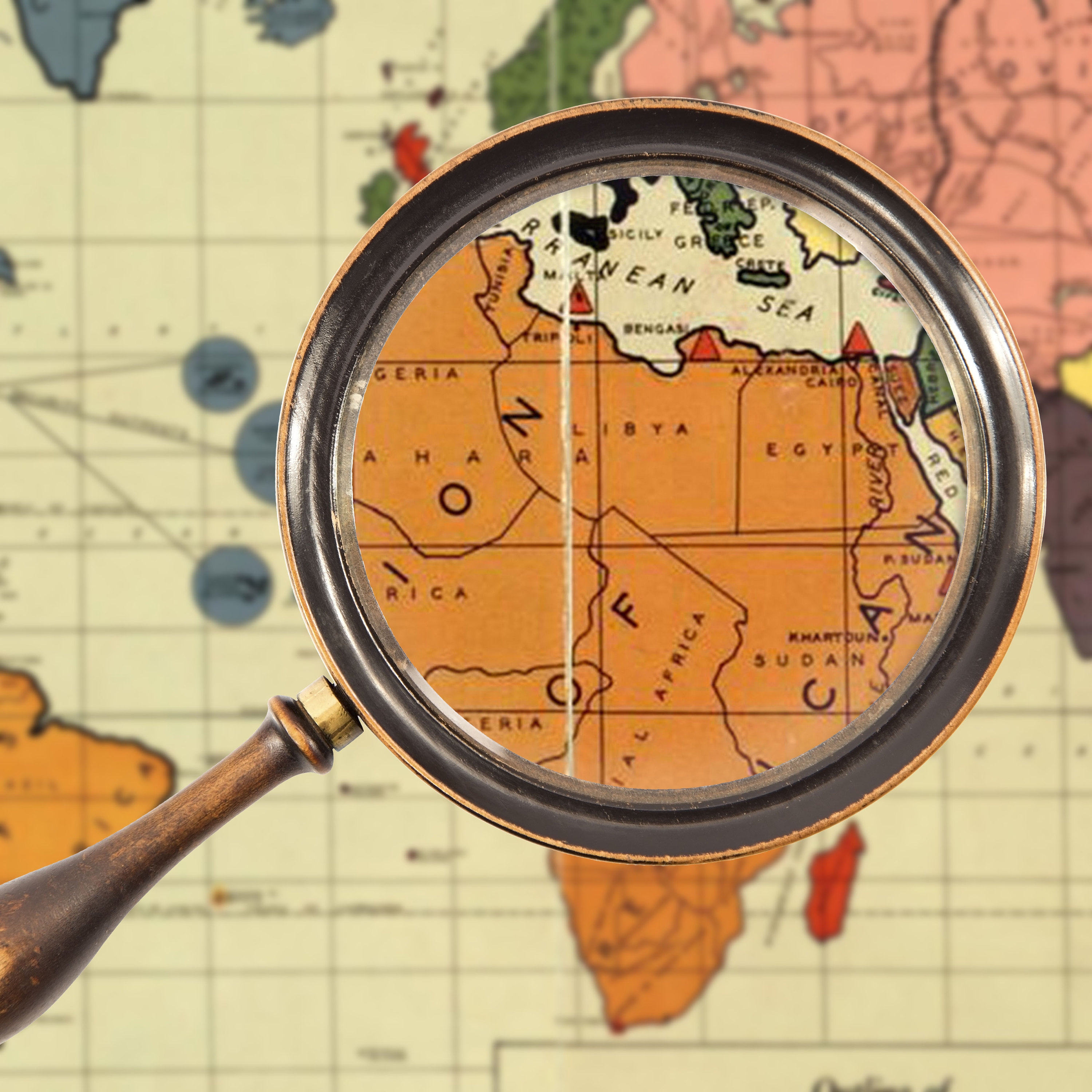 Outline of the Post-war New World Map by Maurice Gomberg 1942 | Etsy