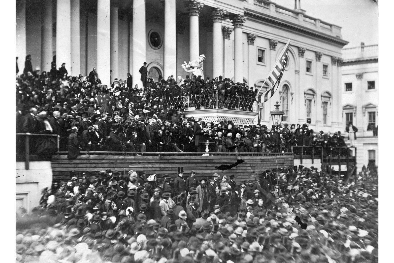 Abraham Lincoln Second Inaugural Address Antique Photograph | Etsy