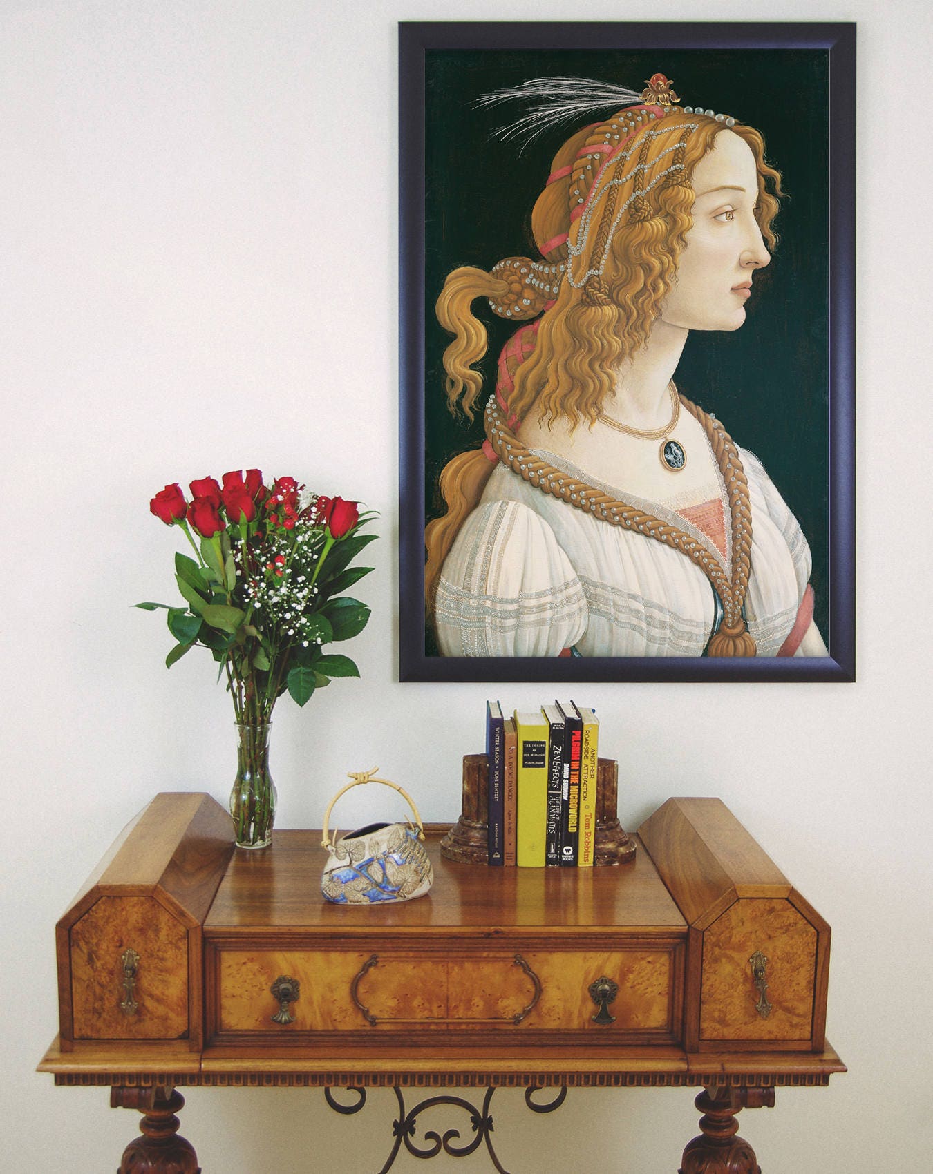 Portrait of a Young Woman by Sandro Botticelli 1480 | Etsy