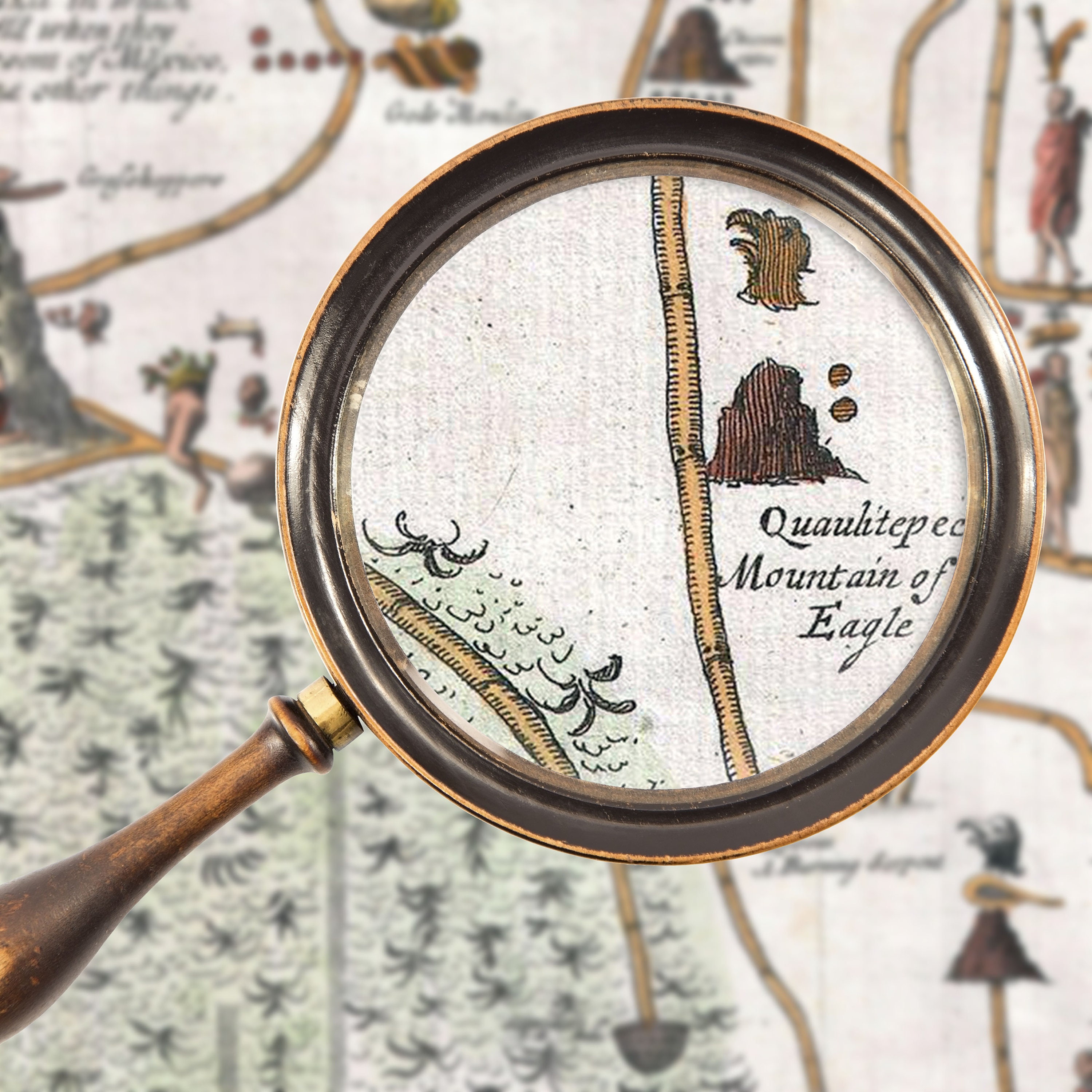 Mapa de la migración azteca de Aztlán a Chapultepec Mapa | Etsy México