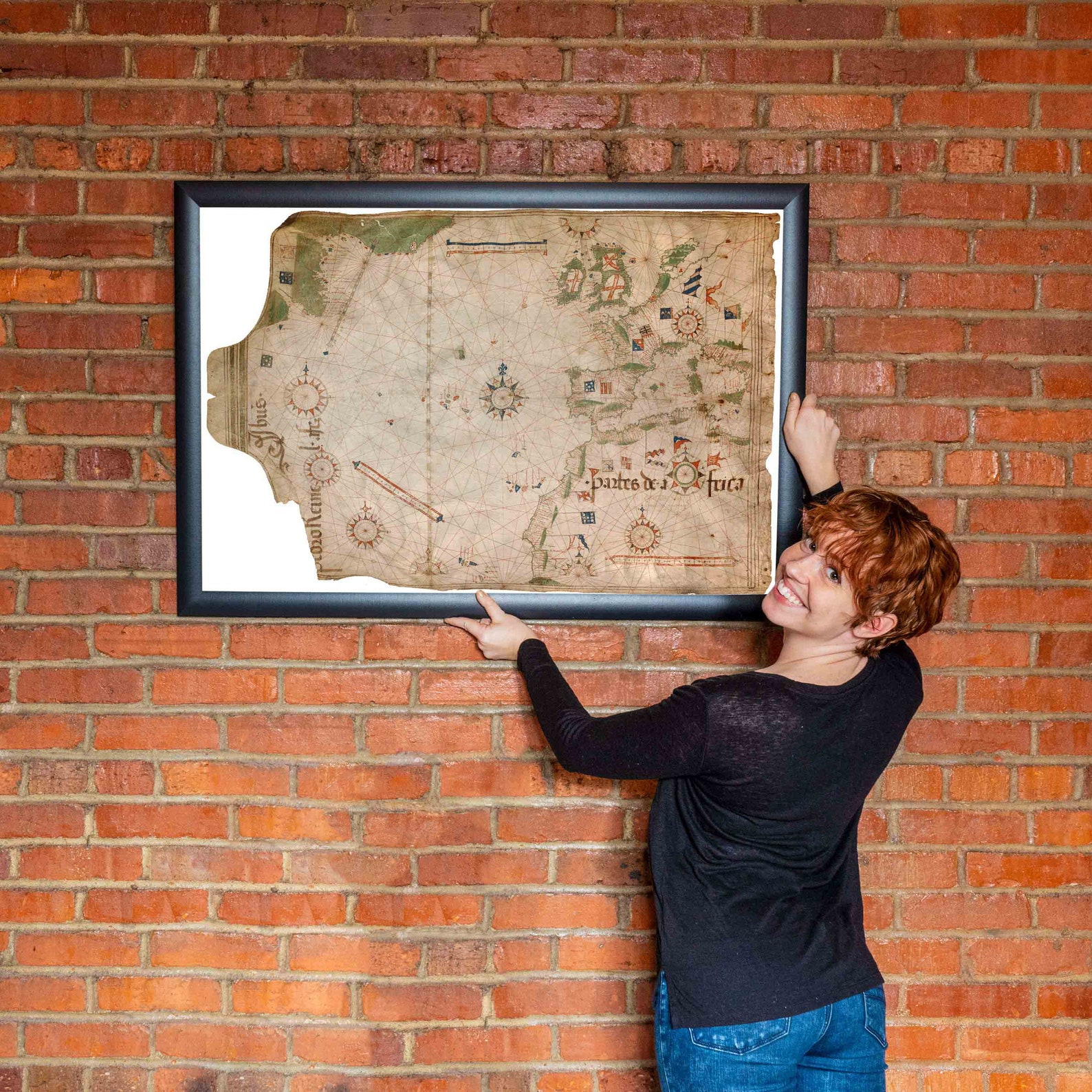 Pedro Reinel Nautical Chart Early Map Based on Astronomical - Etsy