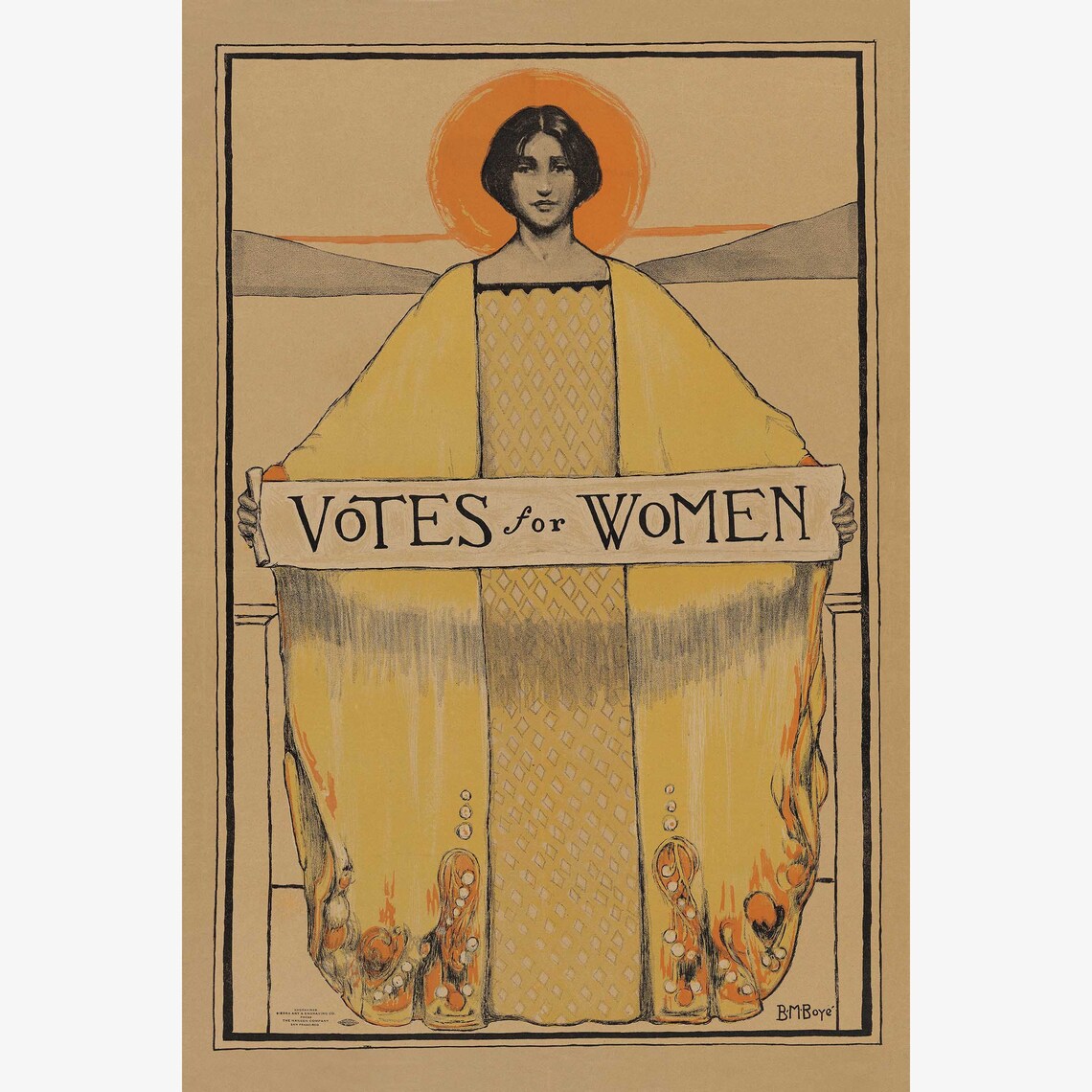 Votes for Women Poster, Suffrage Movement 1913 Poster - Teak Wood ...