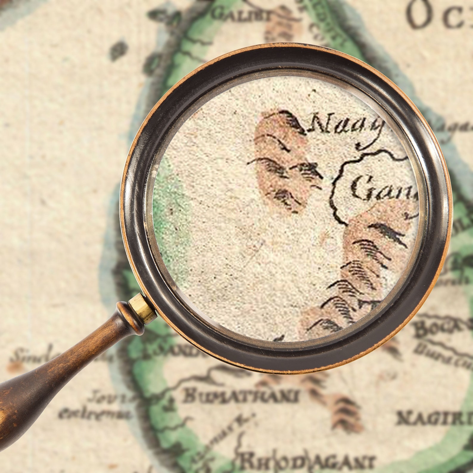 Map of Ceylon, Sri Lanka, Taprobane; Antique Historic Map by Mallet ...