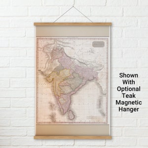 Indian Subcontinent & Vicinity; Hindostan; Antique Map; Pinkerton, 1818 ...