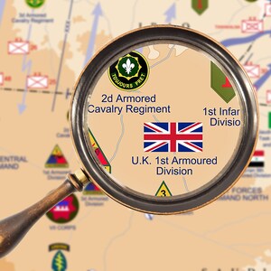 Operation Desert Storm Troop Movements Feb 24-28 1991 US Defense ...