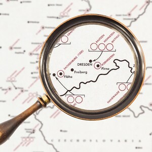 WWII Map; German Concentration Camps, 1944; CIA Central Intelligence ...