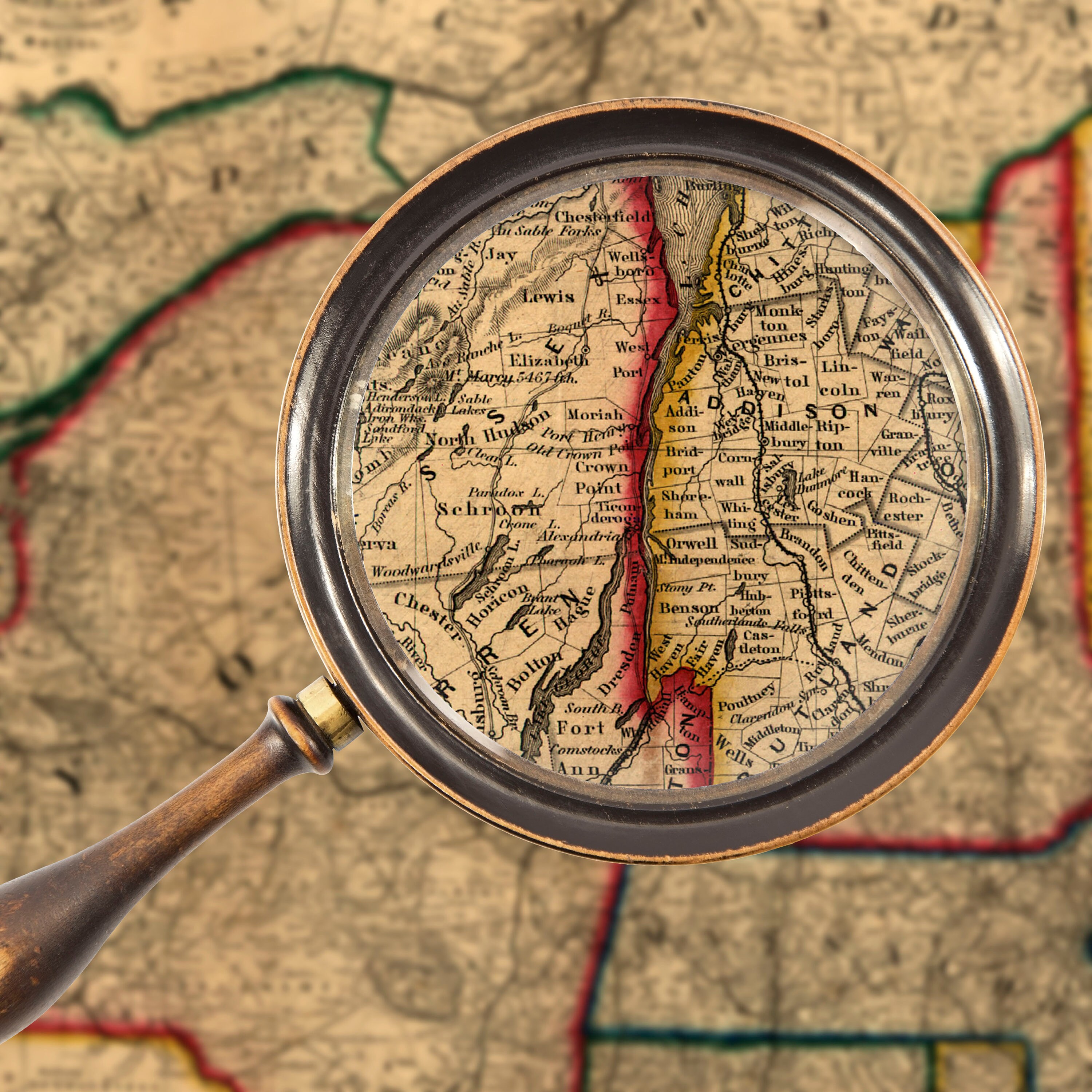 Railroad Steamboat & Stage Route Map New York and New | Etsy