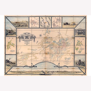 Map of the Tombstone Mining District Cochise Co., Arizona Ter 1881 ...