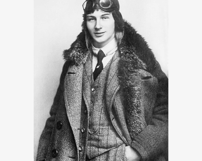 Anthony Fokker Antique Photograph 1912 Teak Wood Magnetic Hanger Frame ...