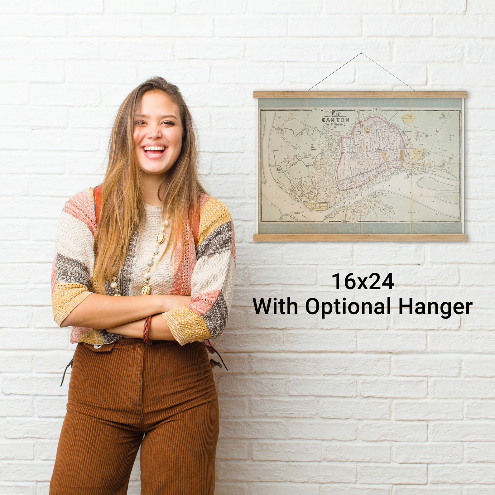 Canton China Antique Map 1860 Fine Quality Restored Print - Etsy