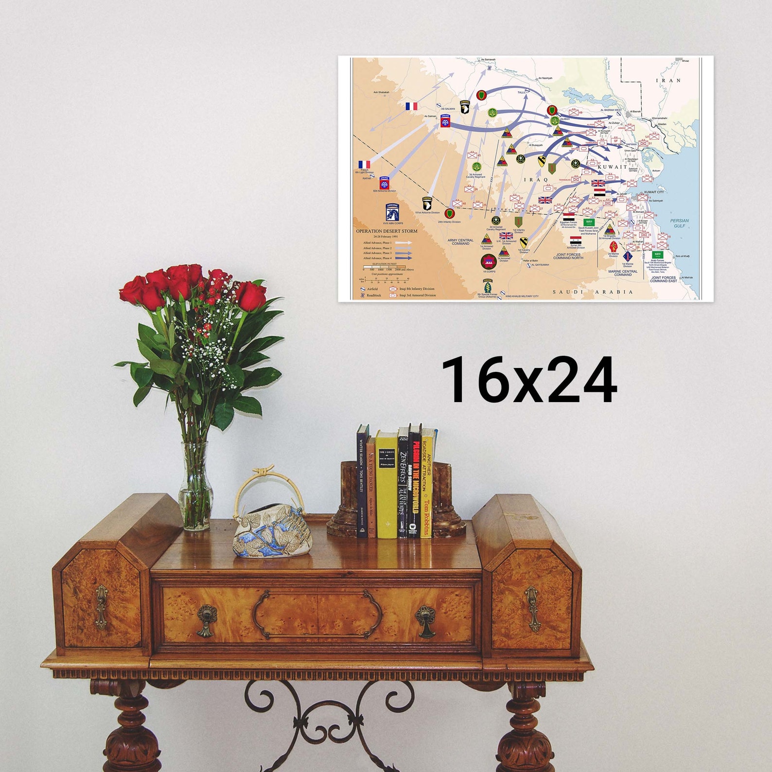 Operation Desert Storm Troop Movements Feb 24-28 1991 US Defense ...