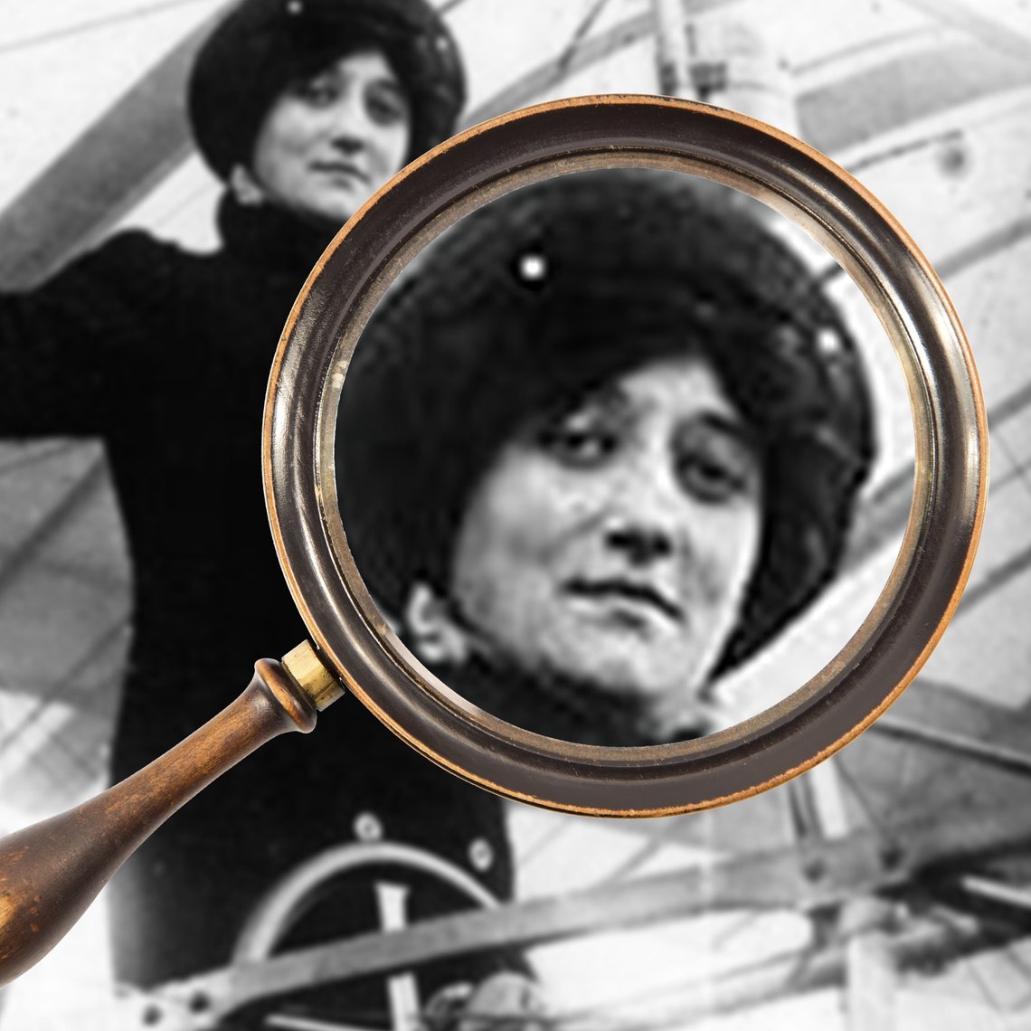 Raymonde De Laroche, World's First Female Pilot; Custom Printed Poster ...