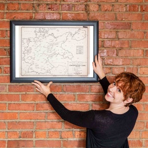 WWII Map; German Concentration Camps, 1944; CIA Central Intelligence ...