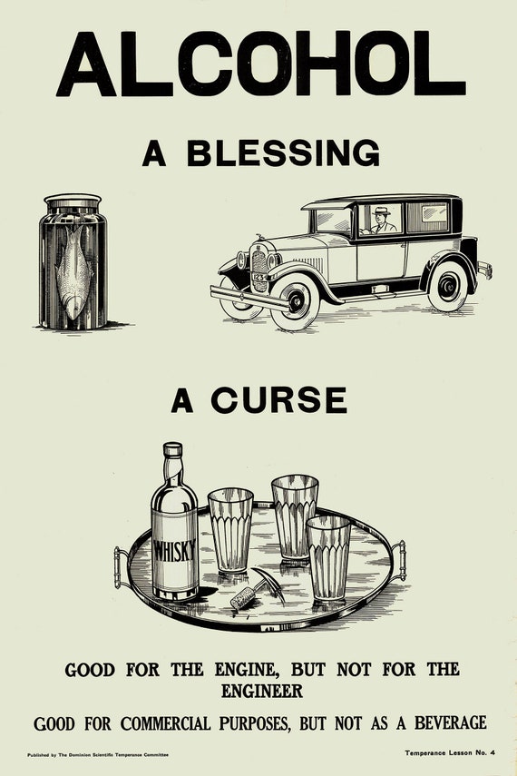 Alcohol Prohibition Posters