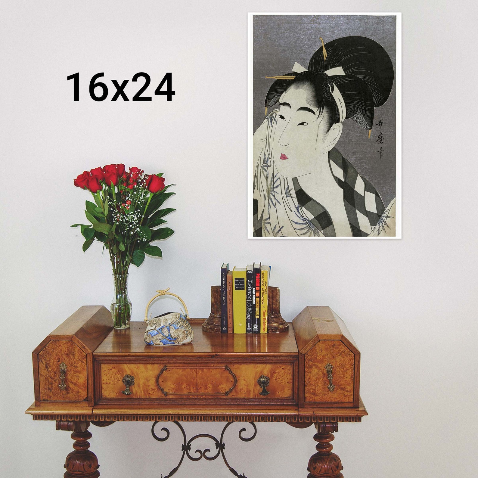 Geisha Woodblock Kitagawa Utamaro Fine Art Giclee Print - Etsy