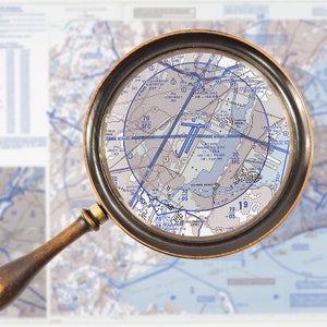 Helicopter Route Chart, New York City, NOAA, 1999; Custom Printed ...