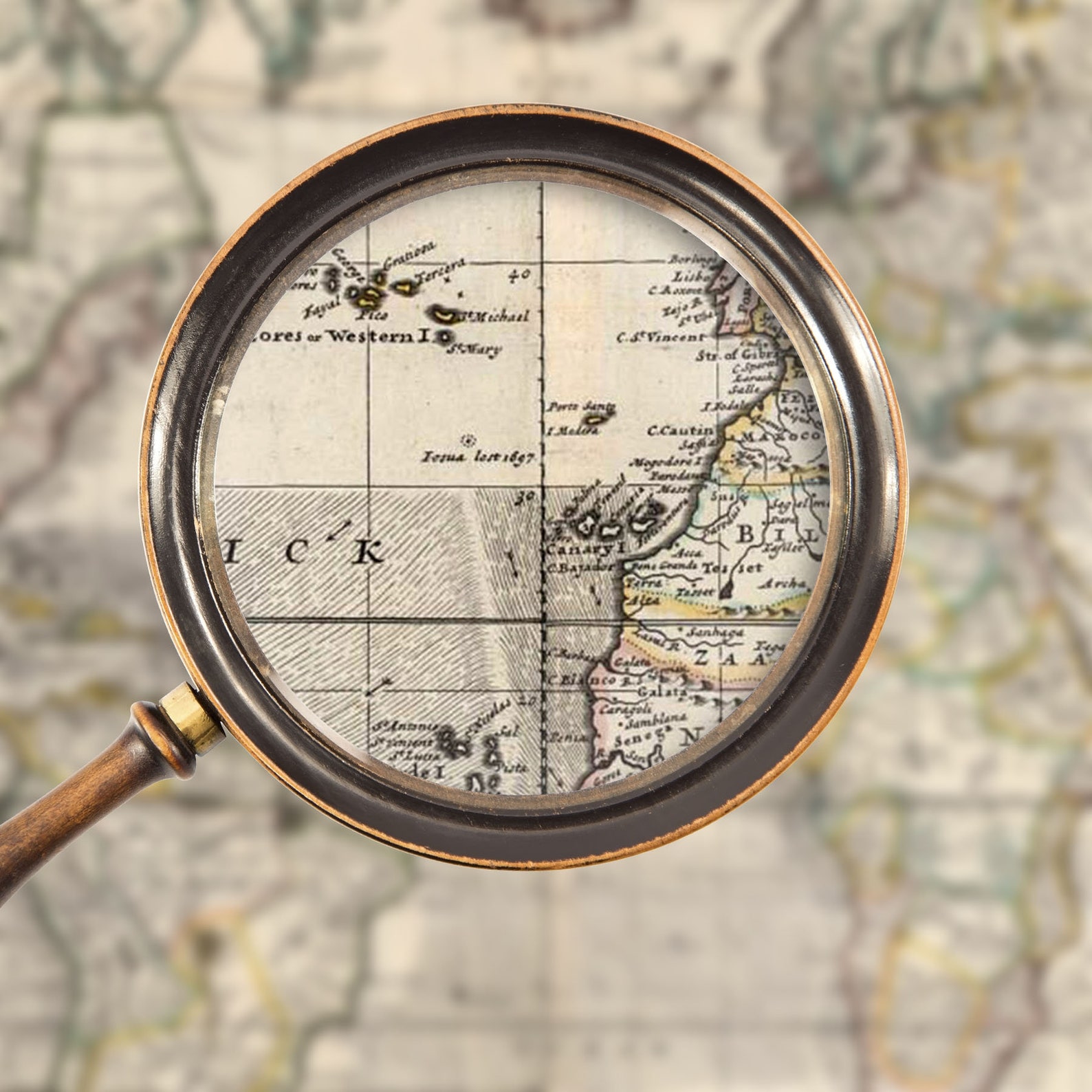 A New and Correct Map of the Whole World 1719 by Moll Teak - Etsy