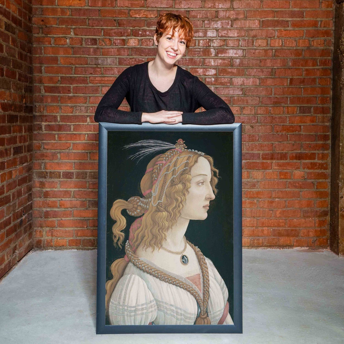 Portrait of a Young Woman by Sandro Botticelli 1480 | Etsy